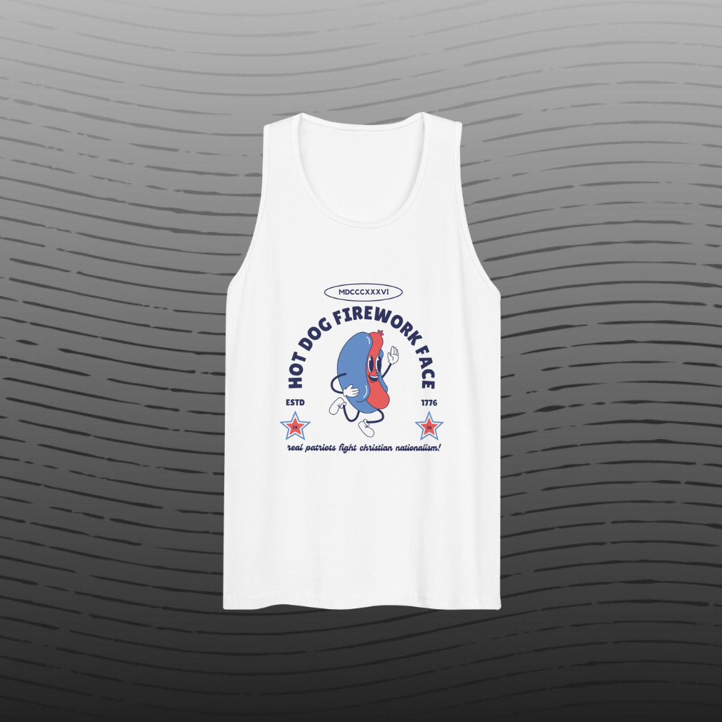 🌭 Hot Dog Firework Tank Top – The Faith Adjacent Shop